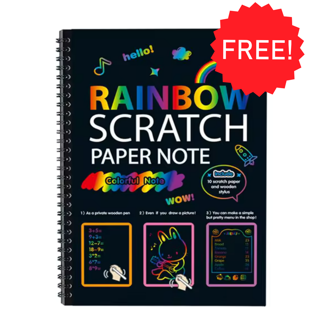 Scratch Art Book – HueScratch™